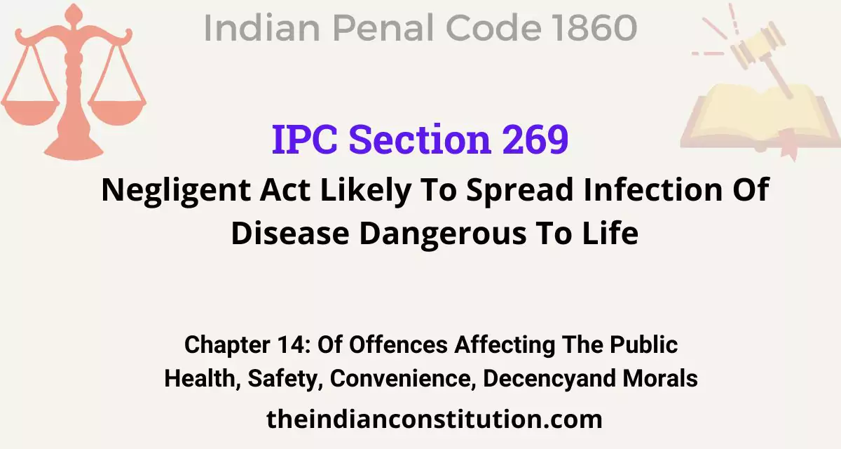 IPC Section 269: Negligent Act Likely To Spread Infection Of Disease ...